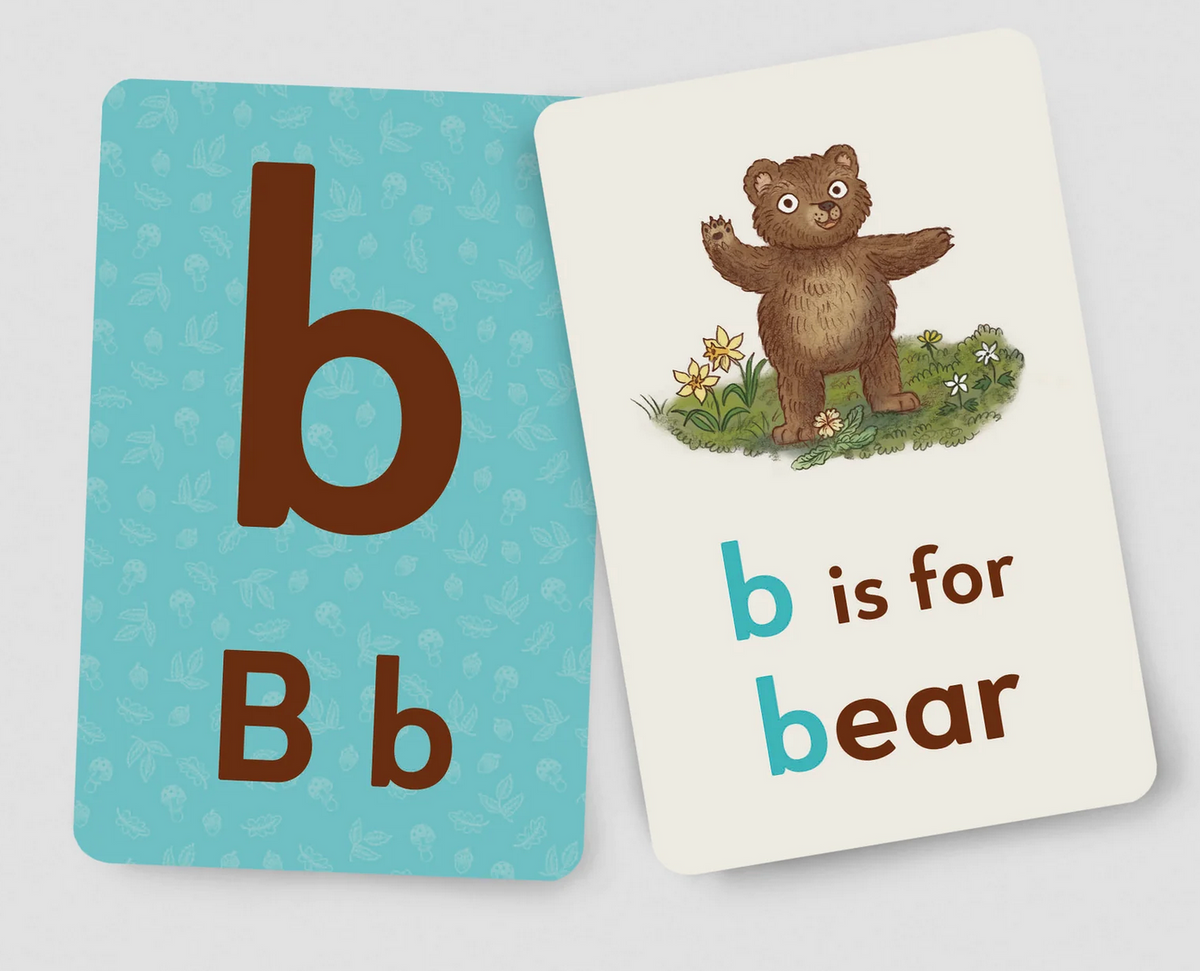 Brown Bear Wood: Let's Learn Our ABC's Flas Cards – Kinderplay Playthings