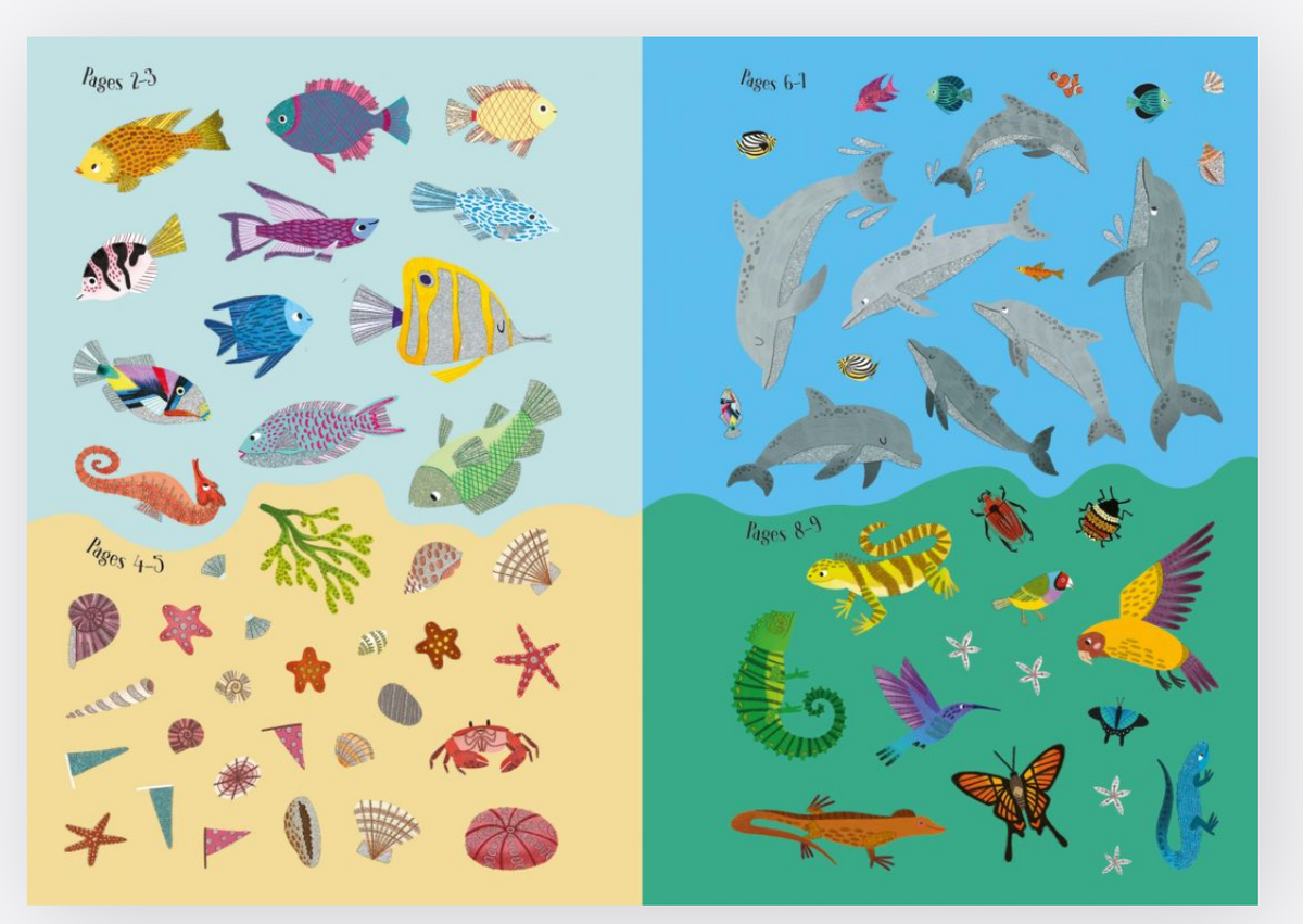 Usborne Sparkly Summer Sticker Book – Kinderplay Playthings