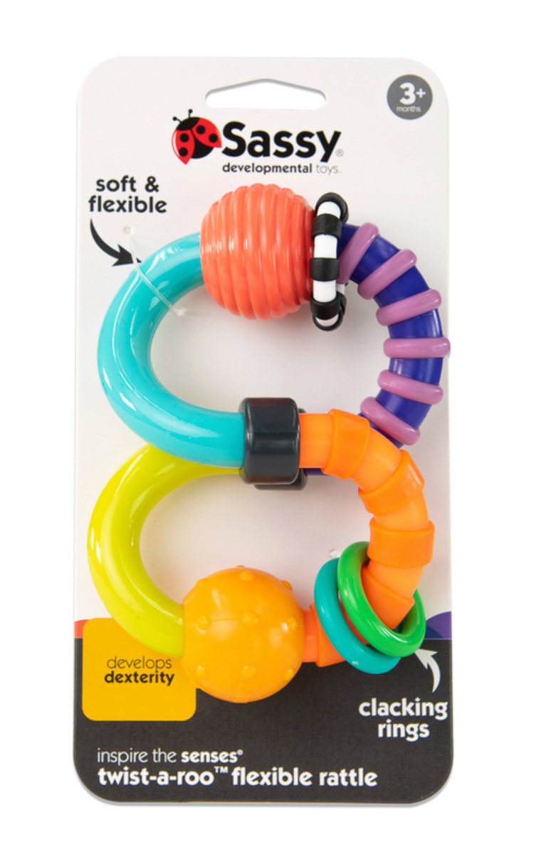 Sassy Baby Twist-A-Roo Rattle – Kinderplay Playthings
