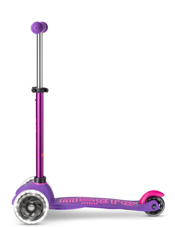 Micro Mini Deluxe Scooter - Purple/Pink LED – Kinderplay Playthings