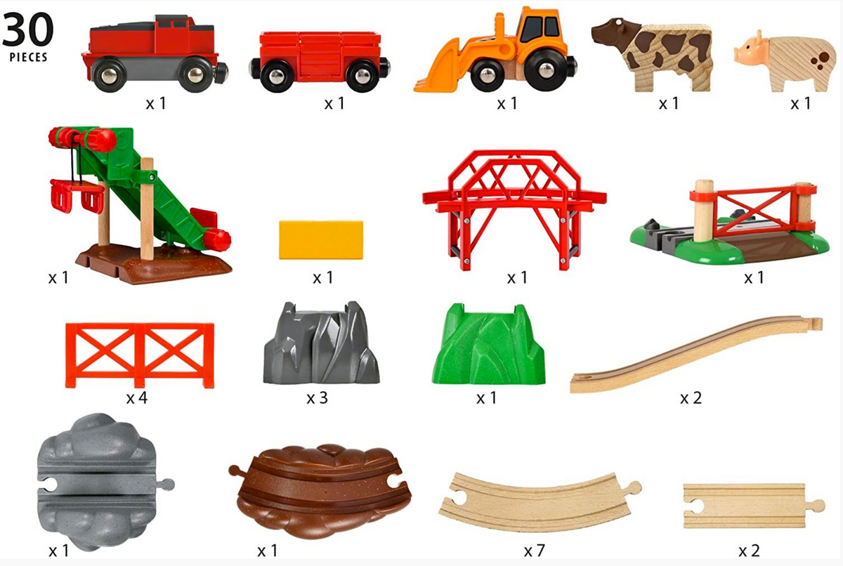 Brio Animal Farm Set - 30 Pieces 33984 – Kinderplay Playthings