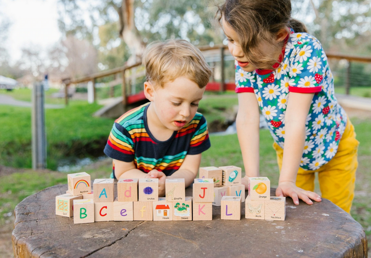 Freckled Frog ABC Blocks – Kinderplay Playthings